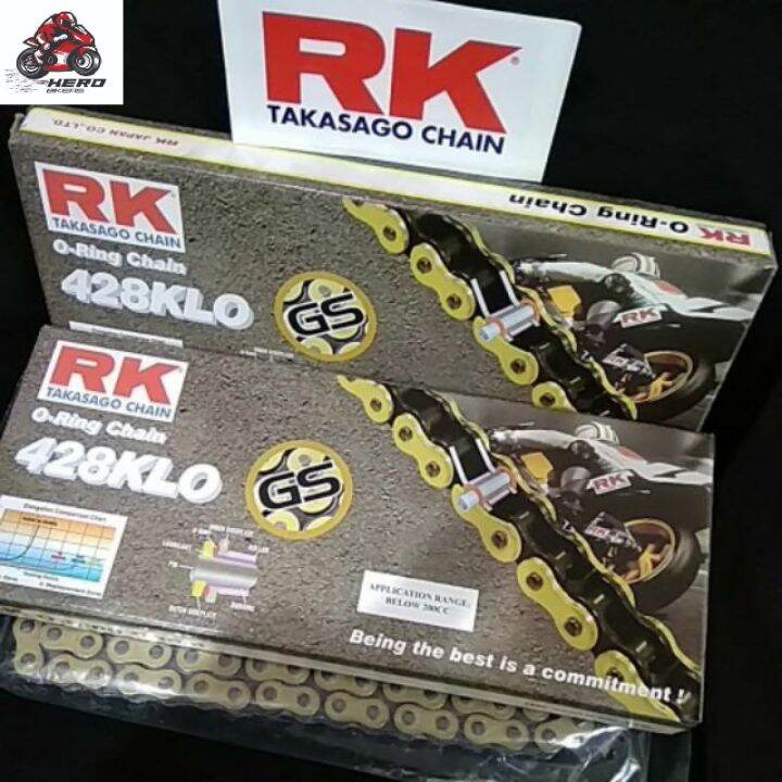 RANTAI RK GS 428 KLO ORING GOLD/EMAS CHAIN 114/122/132 | Lazada