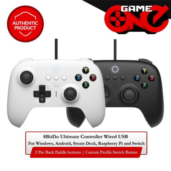 8BitDo Ultimate Controller Wired USB for Windows, Android, Steam Deck, Raspberry Pi and Switch ...