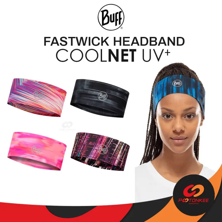 BUFF Fastwick Headband ผ้าบัฟคาดศีรษะ กันเหงื่อเข้าตา ซับเหงื่อ สำหรับใส่วิ่ง ปั่นจักรยาน ...