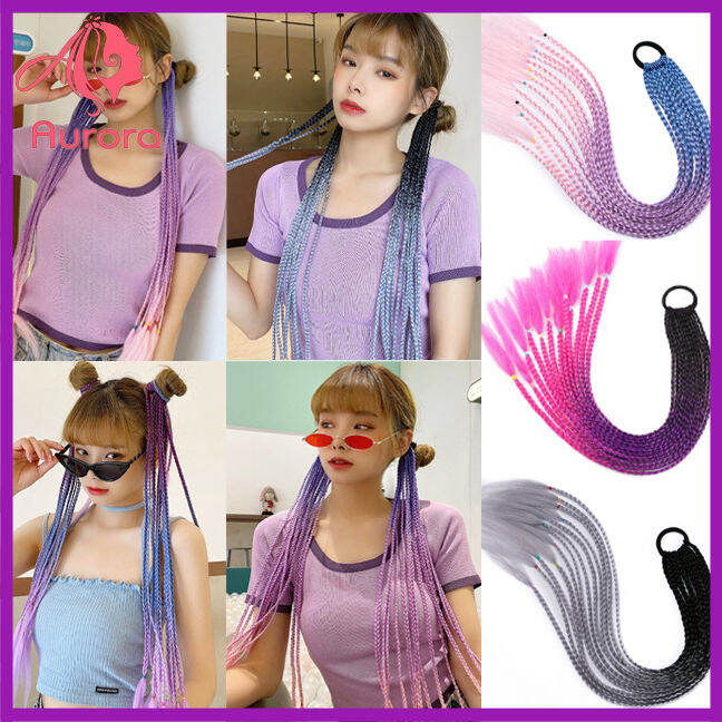 ''Aurora'' Wig Dirty Ponytail Braid Twist Braid Strap Dirty Ponytail ...