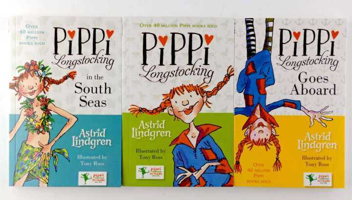 [SG Stock] Pippi Longstocking Set (3 books) by Astrid Lindgren ...