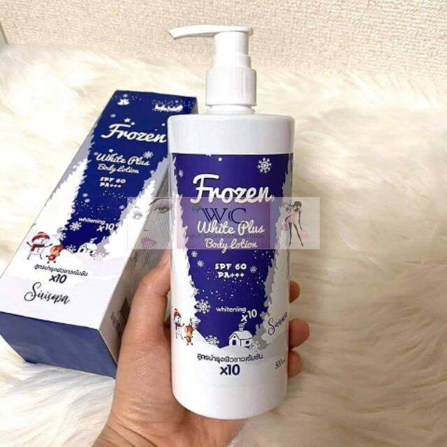 FROZEN WHITE PLUS WHITENING X10 BODY LOTION SPF 60 PA+++ 500ML ...
