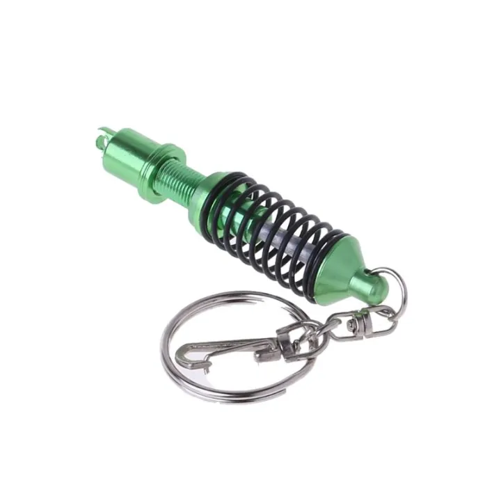 Universal Adjustable Alloy Car Interior Suspension Keychain Coilover ...