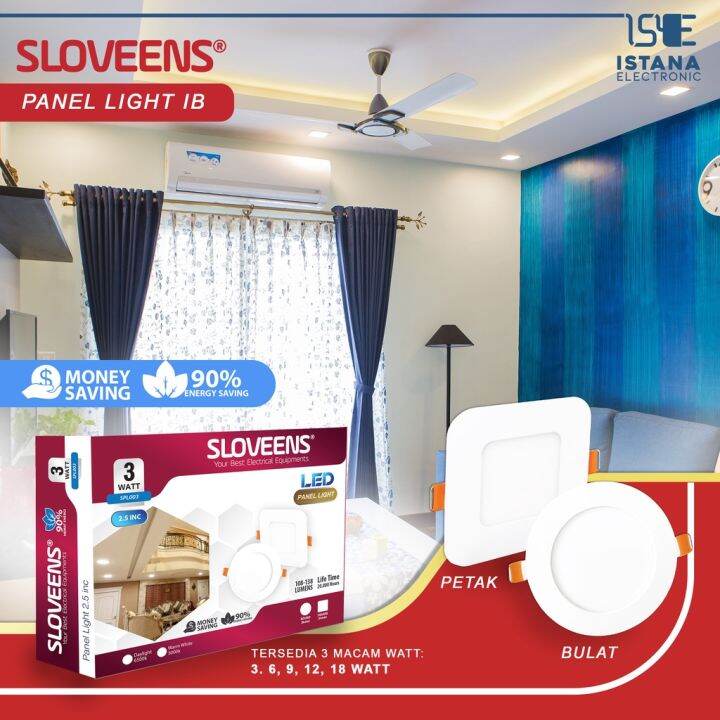 DOWNLIGHT LED PANEL IB 6W 12W 18W BULAT KOTAK SEGI DOWN LIGHT OUTBOW ...