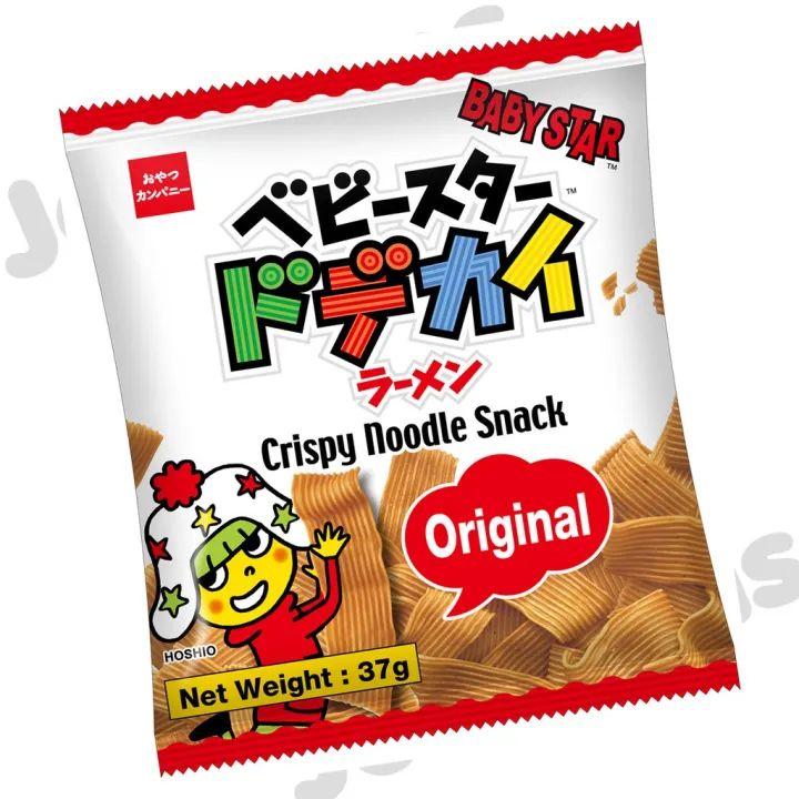 Oyatsu Japan BABY STAR™ CRISPY NOODLE SNACK 37g Wide Noodle Original Flavor | Lazada PH