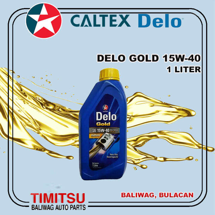 DELO GOLD 15W-40 DIESEL ENGINE OIL 1 LITER | Lazada PH