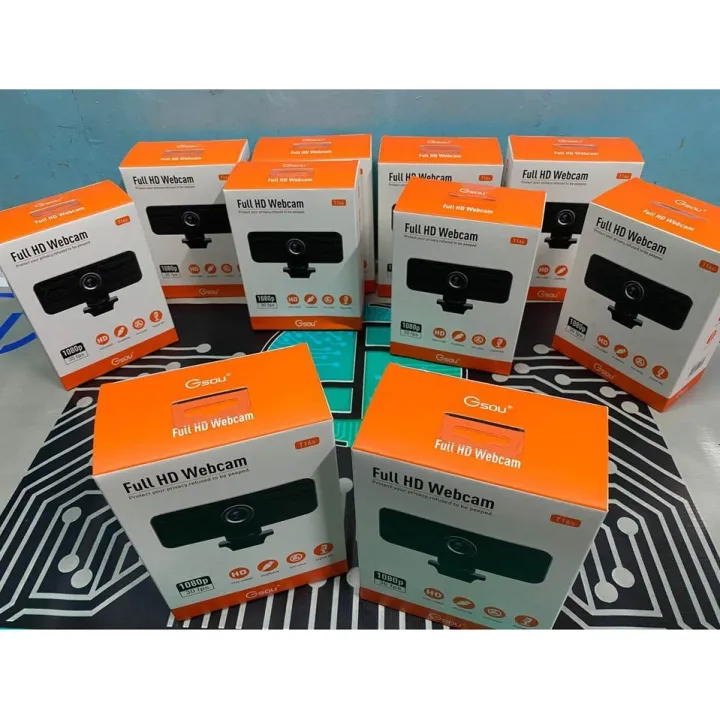 Gsou T16S 1080P Streaming Webcam with LED Webcam for laptop Webcam for ...
