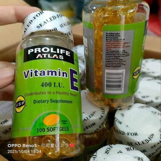Buy 1 Take 1 ) (PROLIFE) Atlas Vitamin E 400IU (100 Softgels) | Lazada PH