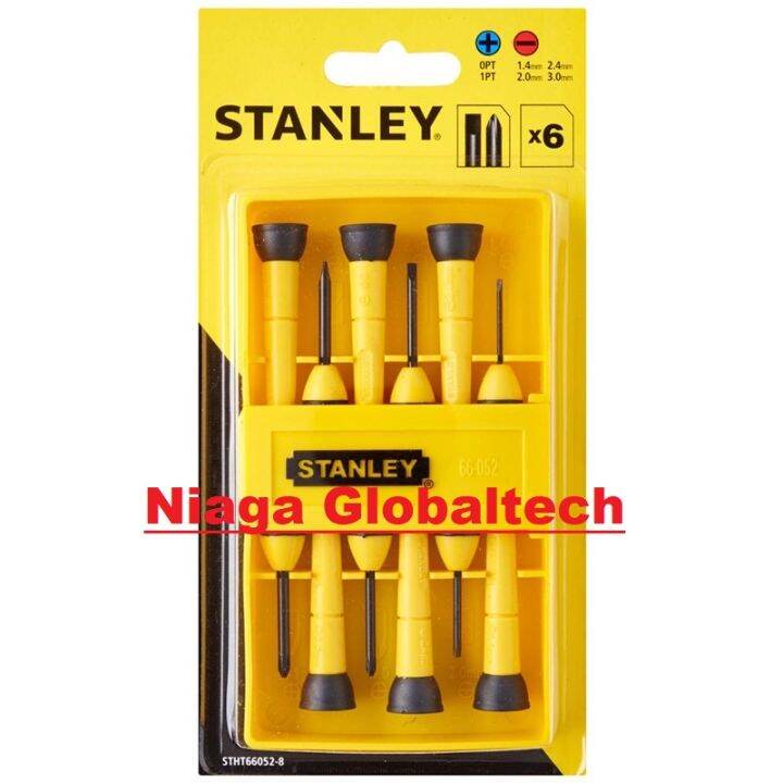 STANLEY STHT66052 OBENG PRESISI STANLEY PRECISION SCREWDRIVER SET ...