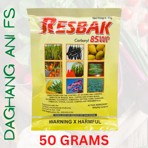 RESBAK CARBARYL INSECTICIDE for plants and pets ANTI-INSECT FOR SUCKING ...