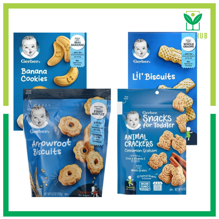 Herb Hub | Gerbers, Animal Crackers, Banana Cookies, Lil Biscuits baby ...