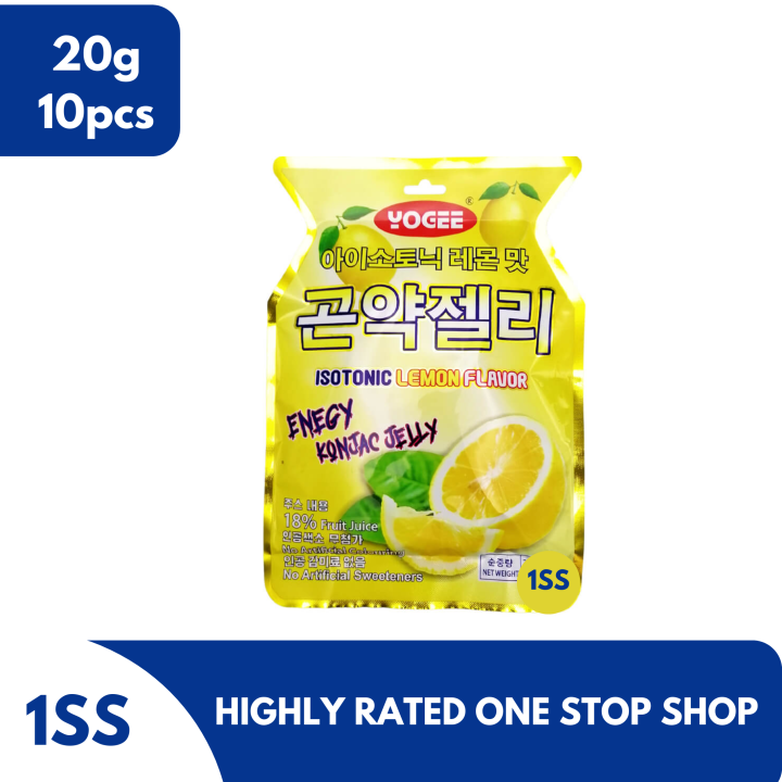 Yogee Lemon Konjac Jelly, 20g x 10pcs | Lazada PH