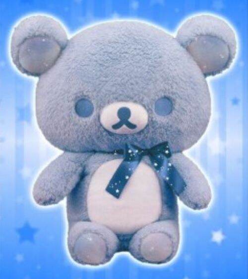 Japan Rilakkuma Chairoikoguma Starrt Night Premium Big Plushy Pattern ...