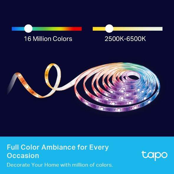TP-Link Tapo L930 Smart Wi-Fi Multi-Color LED Strip Lighting Dimmable ...
