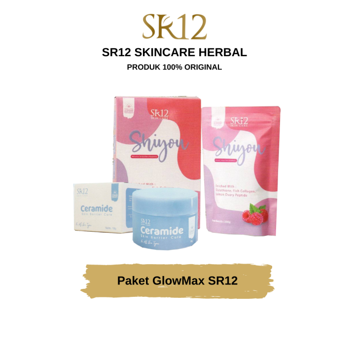 Paket Glow Max SR12 ( Ceramide & Shiyou Collagen ) Ceramide Skin ...