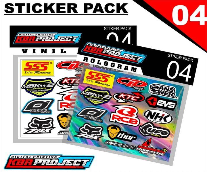 [COD] STICKER MOTOR LOGO MOTOR BANYAK VARIAN 04 | Lazada Indonesia
