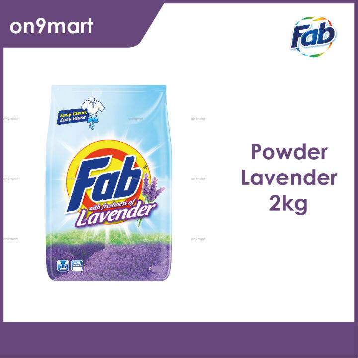 Fab Detergent Powder Lavender 1.9kg | Lazada