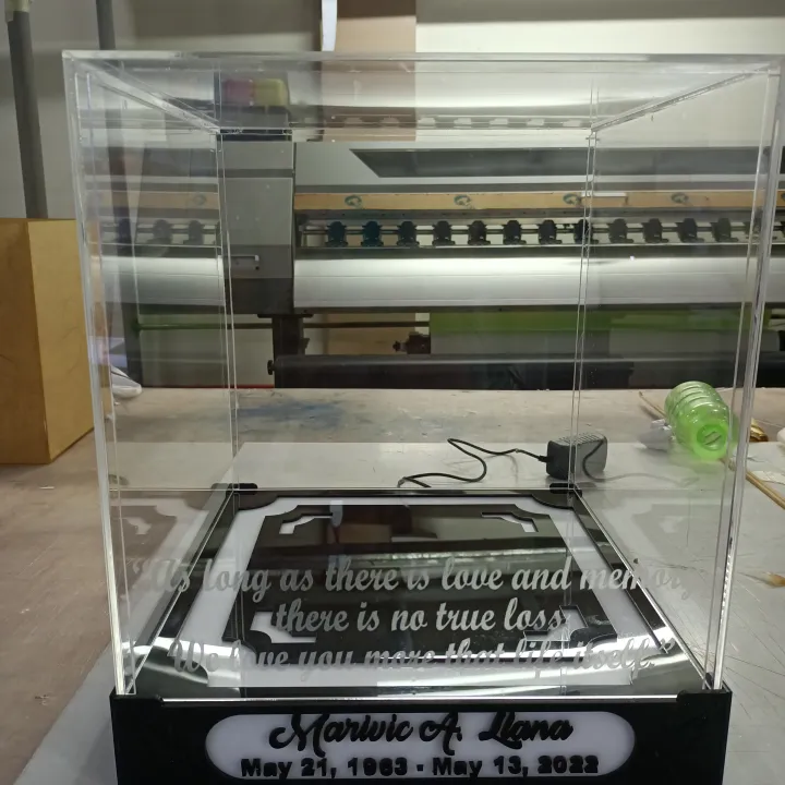 ACRYLIC URN BOX WITH WARM LIGHT | Lazada PH