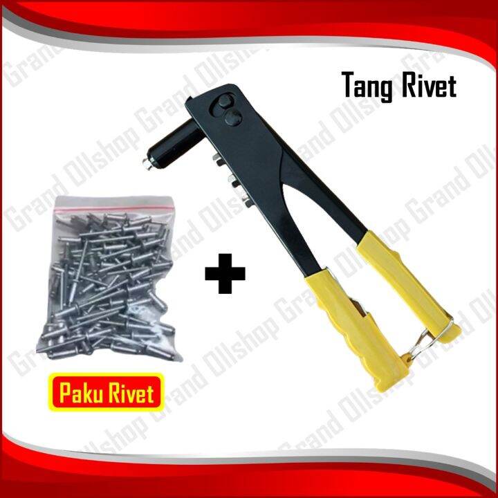 Tang Rivet Ripet Rifet Tembakan Paku Rivet Aluminium Hand Riveter 10 Inch Bagus Murah | Lazada ...