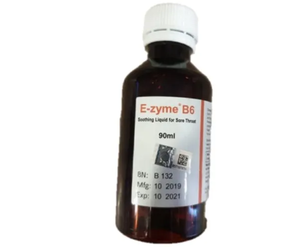 E-zyme B6 Lysozyme Syrup 90mL For Sore Throat | Lazada