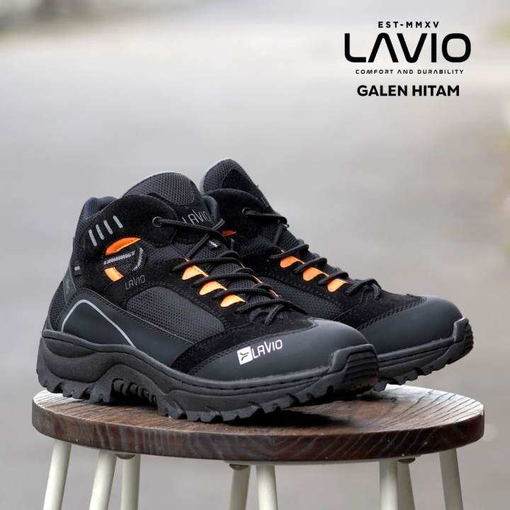 Sepatu Safety Pria Ujung Besi Original Lavio Galen Boots Septi Kerja ...