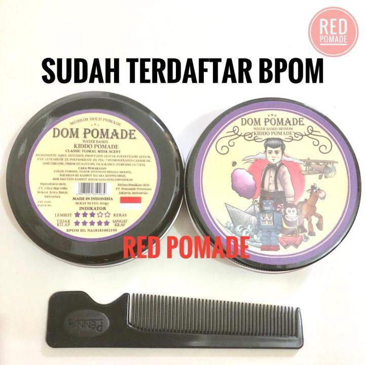 DOM POMADE KIDDO POMADE UNTUK ANAK KID WATERBASED WATER BASED + FREE ...