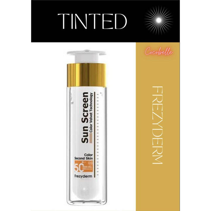 Frezyderm Sun Screen Color Velvet Face Cream SPF 50+ (TINTED) | Lazada PH