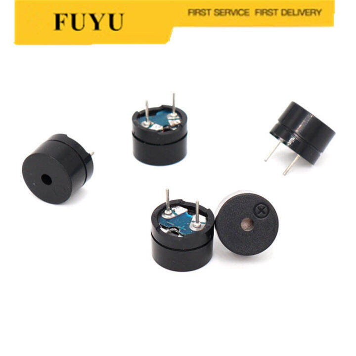 FUYU 10PCS High Quality 12*8.5MM Passive Split Buzzer 1.5V 3V AC 16 Ohm ...