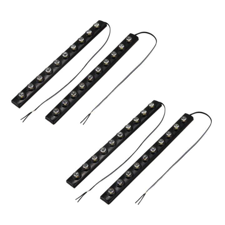 4 x 20W Daytime Running Lights Auto DRL LED Driving Lights 10 COB LED ...