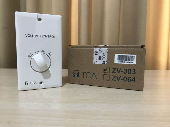 VOLUME CONTROL ATTENUATOR TOA ZV-303 6-30 WATT | Lazada Indonesia