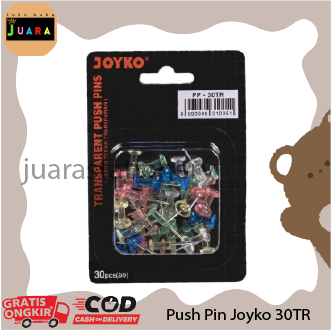 Push Pin Joyko PP-30TR / PP 30 - Push Pin / PushPin / Tancapan / Paku ...
