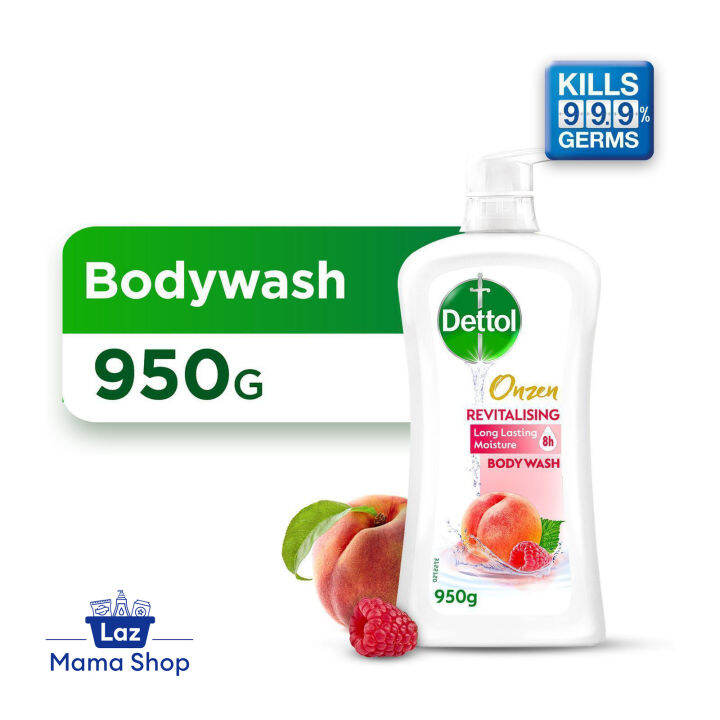 Dettol Onzen Peach And Raspberry Revitalizing Body Wash 950g (Laz Mama Shop) | Lazada Singapore