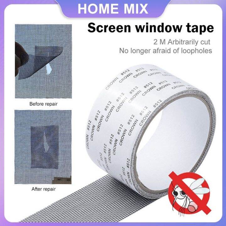 REAIR KIT Window Screen Repair Tape Strong Adhesive Long Lasting Door ...
