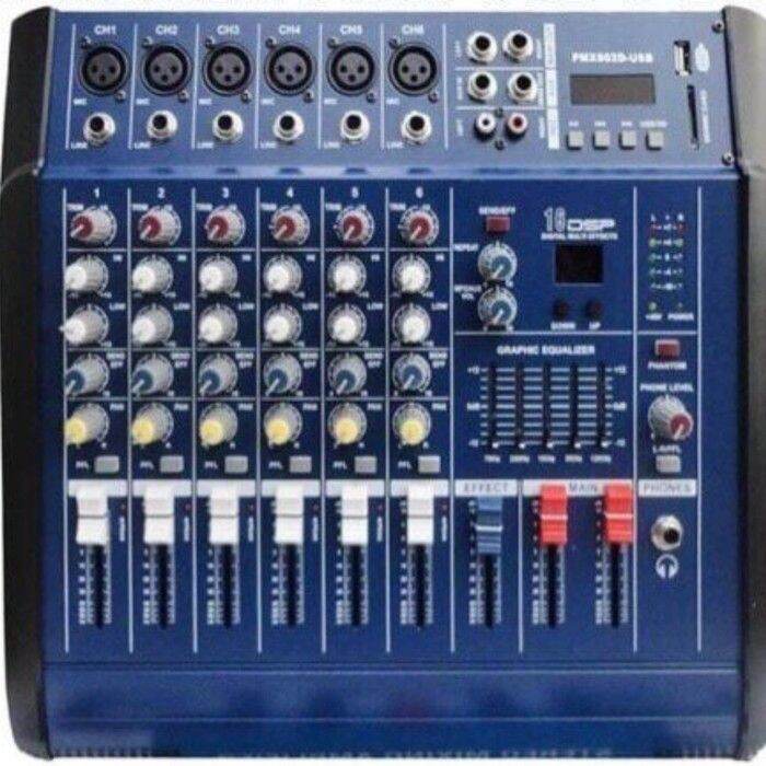 power mixer 6 channel PMX602D | Lazada Indonesia