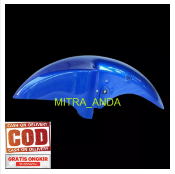 slebor spakbor depan ninja R 150 LAMA RR victor biru METALIK PNP ...