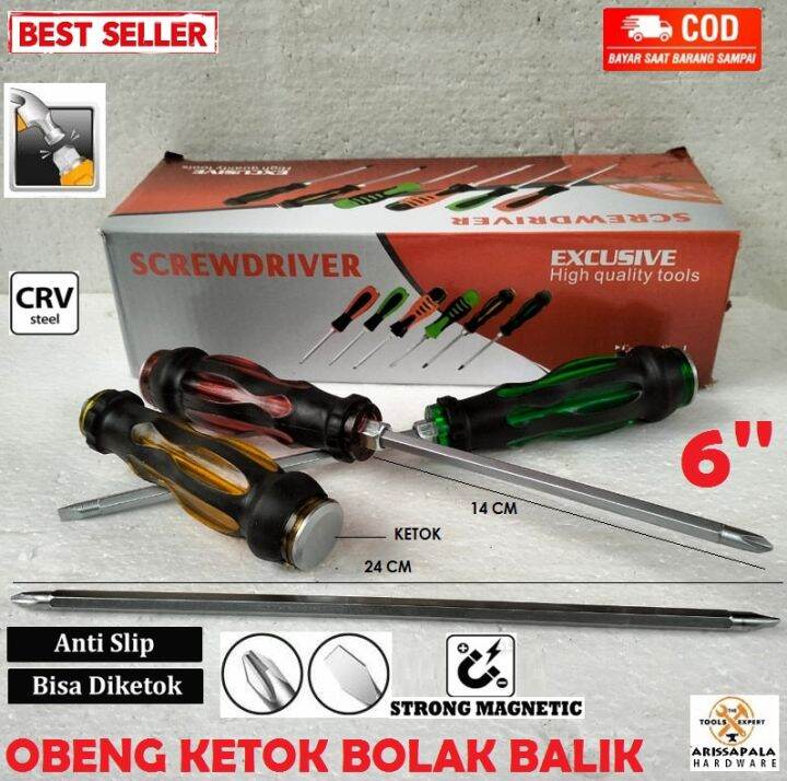 OBENG KETOK OBENG MIN PLUS BOLAK BALIK TEMBUS OBENG GETOK PUKUL MURAH ...