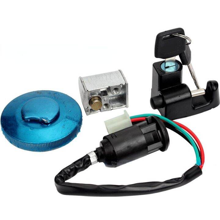 Ignition Fuel Tank Cap Helmet Anti-Theft Lock For Monkey Z50 Bike For Honda Monkey Z50 50A Z50J ...