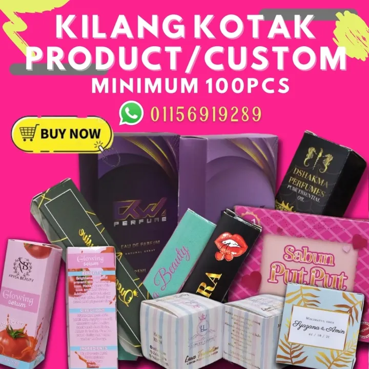 SAMPLE KOTAK PERFUME KOTAK PRODUK /Perfume Packaging Box / Kotak ...