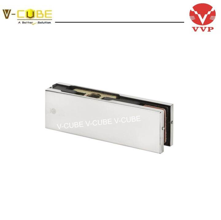 FT20 ตัวหนีบบน-สีแสตนเลส-สำหรับประตูกระจกบานเปลือย FT20-PS"VVP" | Lazada.co.th