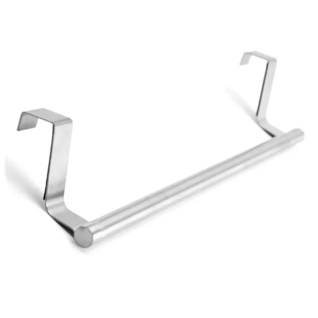 Stainless Steel Towel Rack Bathroom Holder Stand Kitchen Cabinet Door ...