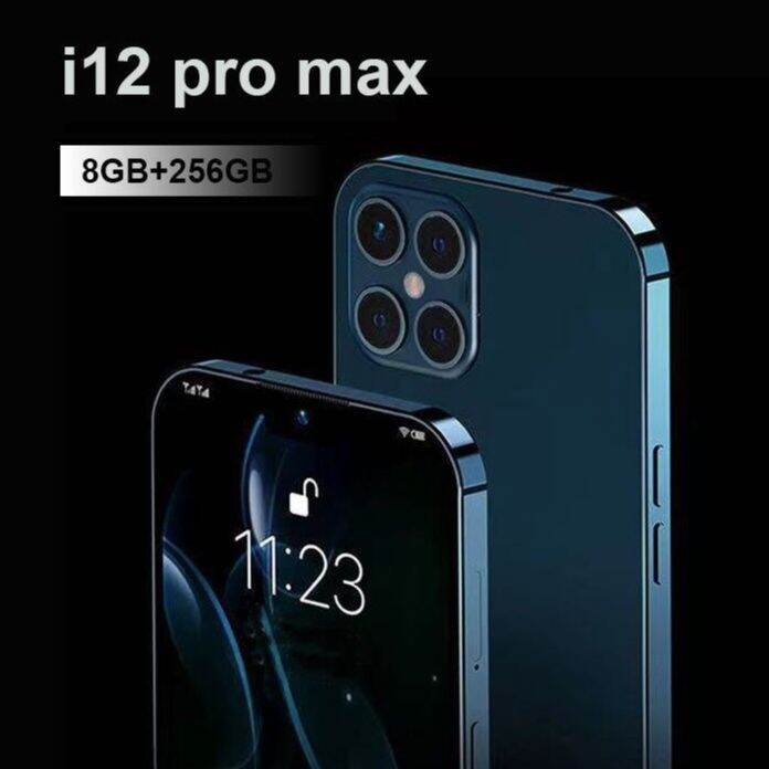 2021 new smartphone i12 Pro Max 6.7-inch HD screen (8GB+256GB) Android ...
