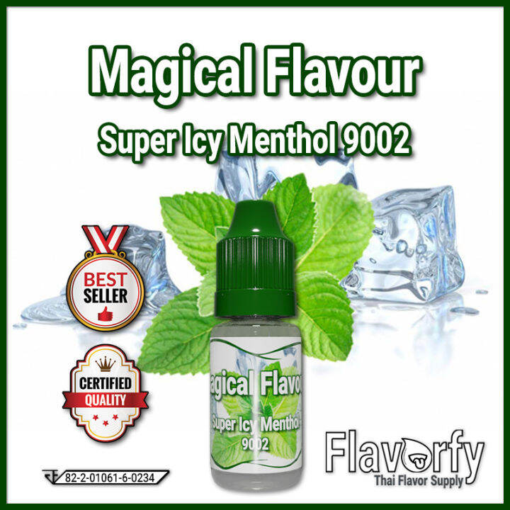 Magical Flavour Super Icy Menthol 9002 - กลิ่นเมนทอล สูตรเย็นพิเศษ 9002 ...