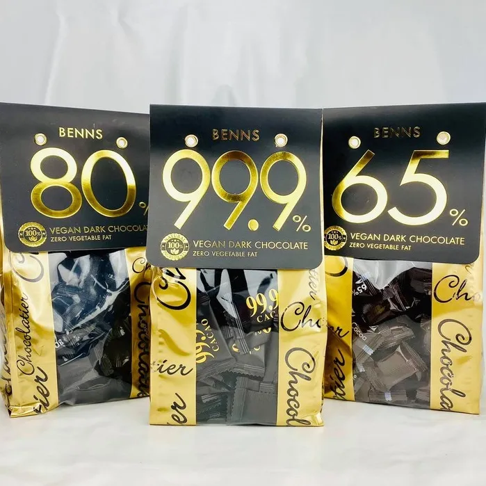 เบ็นส์วีแกน ดาร์กช็อคโกแลต BENNS VEGAN DARK CHOCOLATE 360g HALAL Product of Malaysia | Lazada.co.th