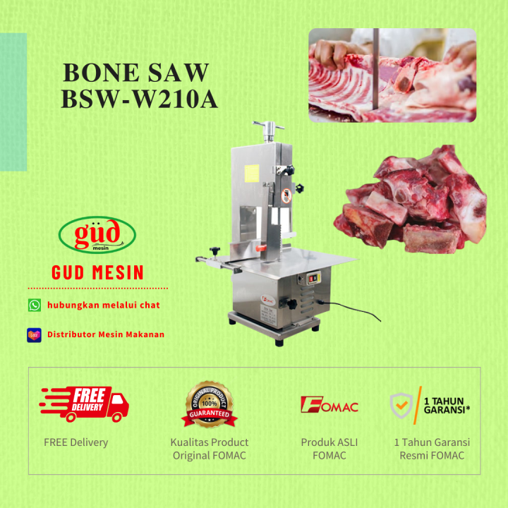 Mesin Pemotong Daging Tulang Beku Dan Ikan Beku Mesin Bone Saw Fomac