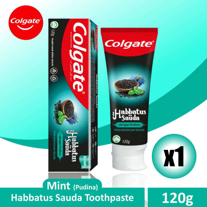 Colgate Habbatus Sauda Mint Toothpaste 120g | Lazada