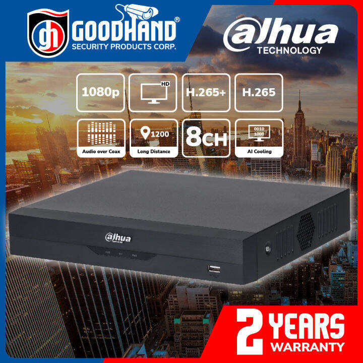Dahua Video Recorder XVR4108HS-I Compact Digital 1080N / 720P 8 Channels Penta-brid 1U 1HDD ...