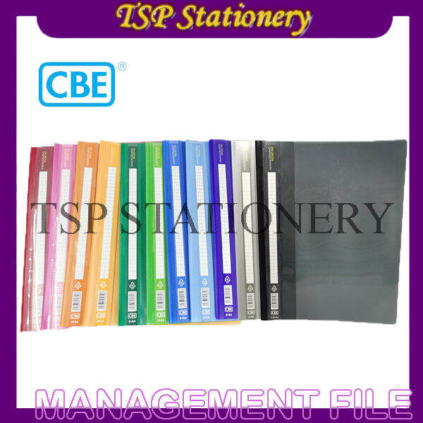 ORIGINAL CBE A4 SZIE MANAGEMENT FILE WITH A FULL POCKET 818A / PVC ...