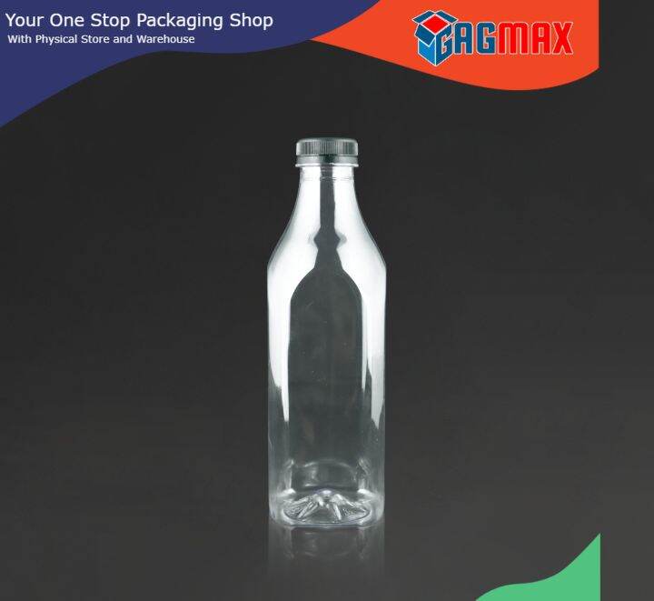 1000ml Long Neck Square Cold Fill Plastic PET Bottle | Lazada PH