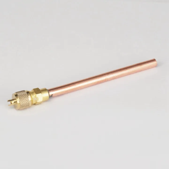 6.35x0.6x90mm Copper Gas Access Valve With Coper For Fridge Freezer ...