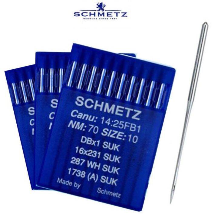 Straight sewing machine needles assorted size Dbx1 original Schmetz made in Germany | Lazada PH
